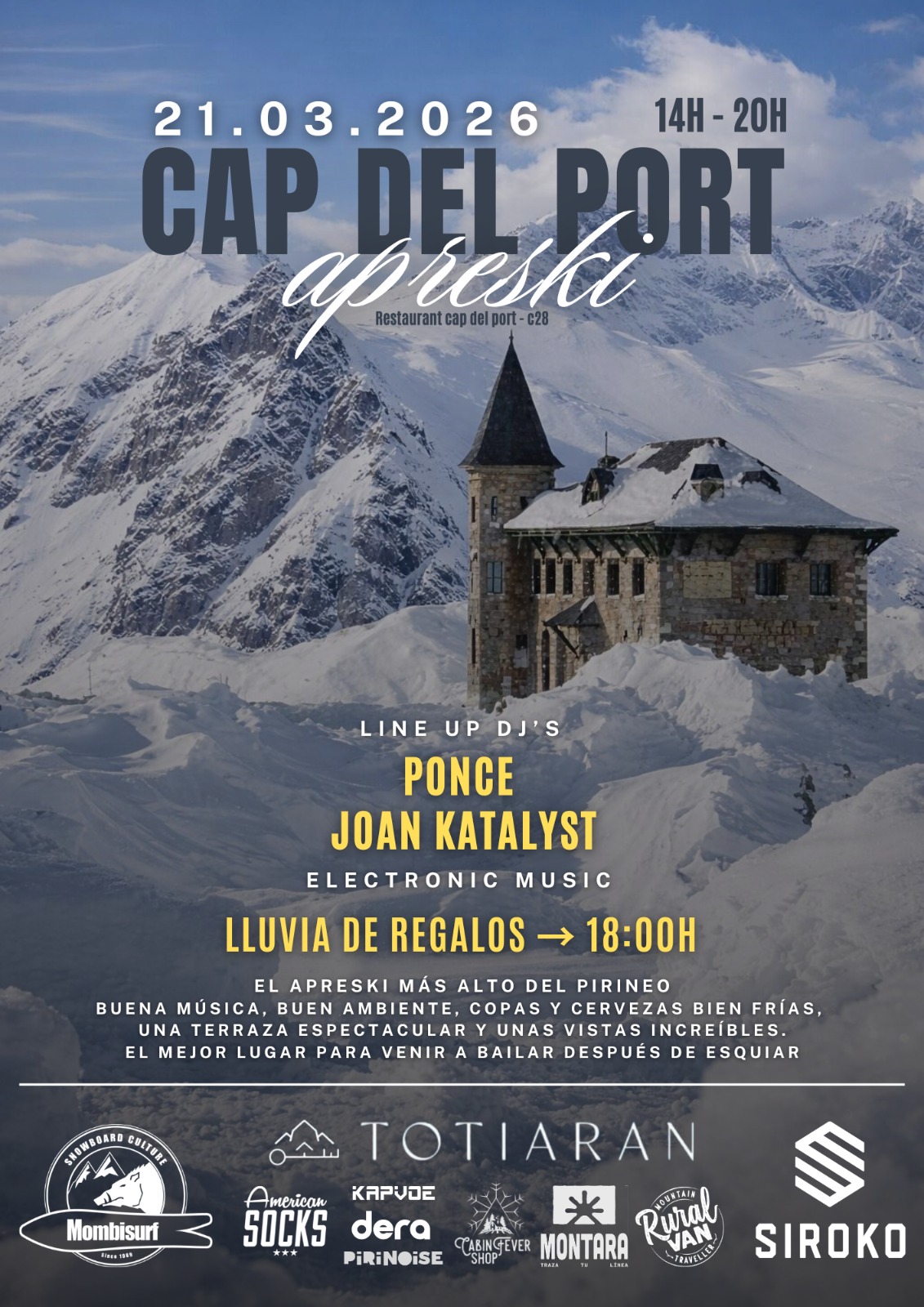 APRESKI - RESTAURANT CAP DEL PORT, BONAIGUA - Visitvaldaran.com - Valle ...